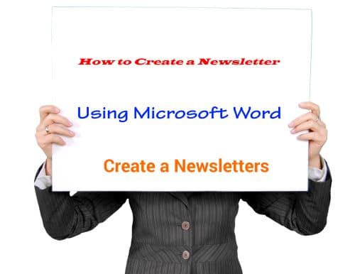 How to Create a Newsletter Using Microsoft Word 2007